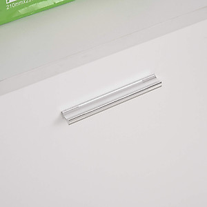 Vinsetto Multifunction Office Filing Cabinet Printer Stand with 2 Drawers, 2 Shelves, & Smooth Counter Surface, White