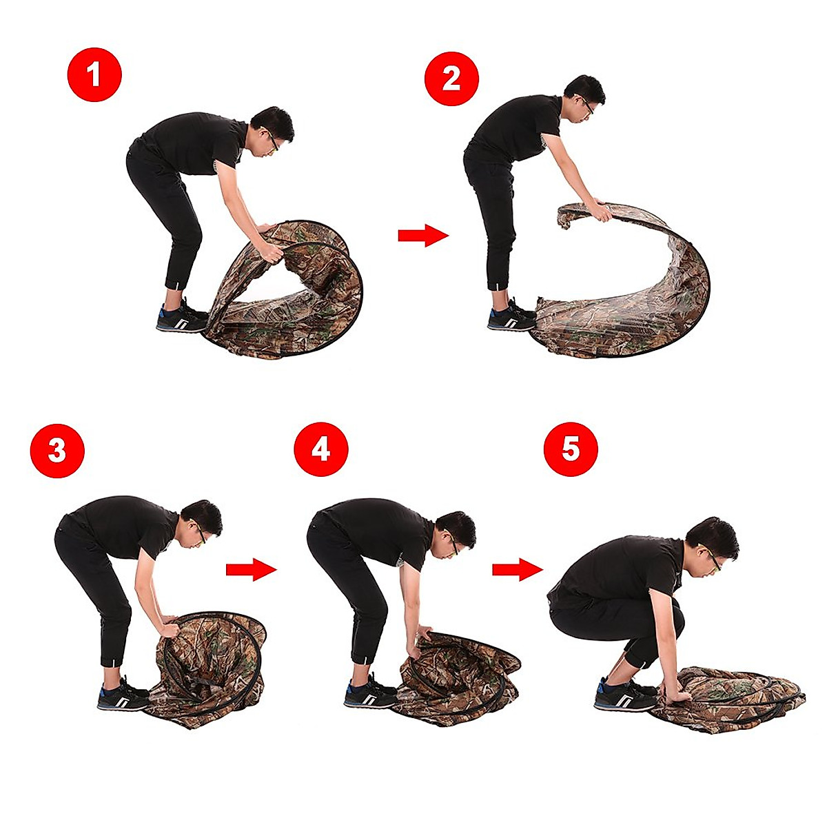 Taruor Pop Up Privacy Tent,Portable Privacy Shower Toilet Tent, Camping Pop Up Tent Beach Changing Tent