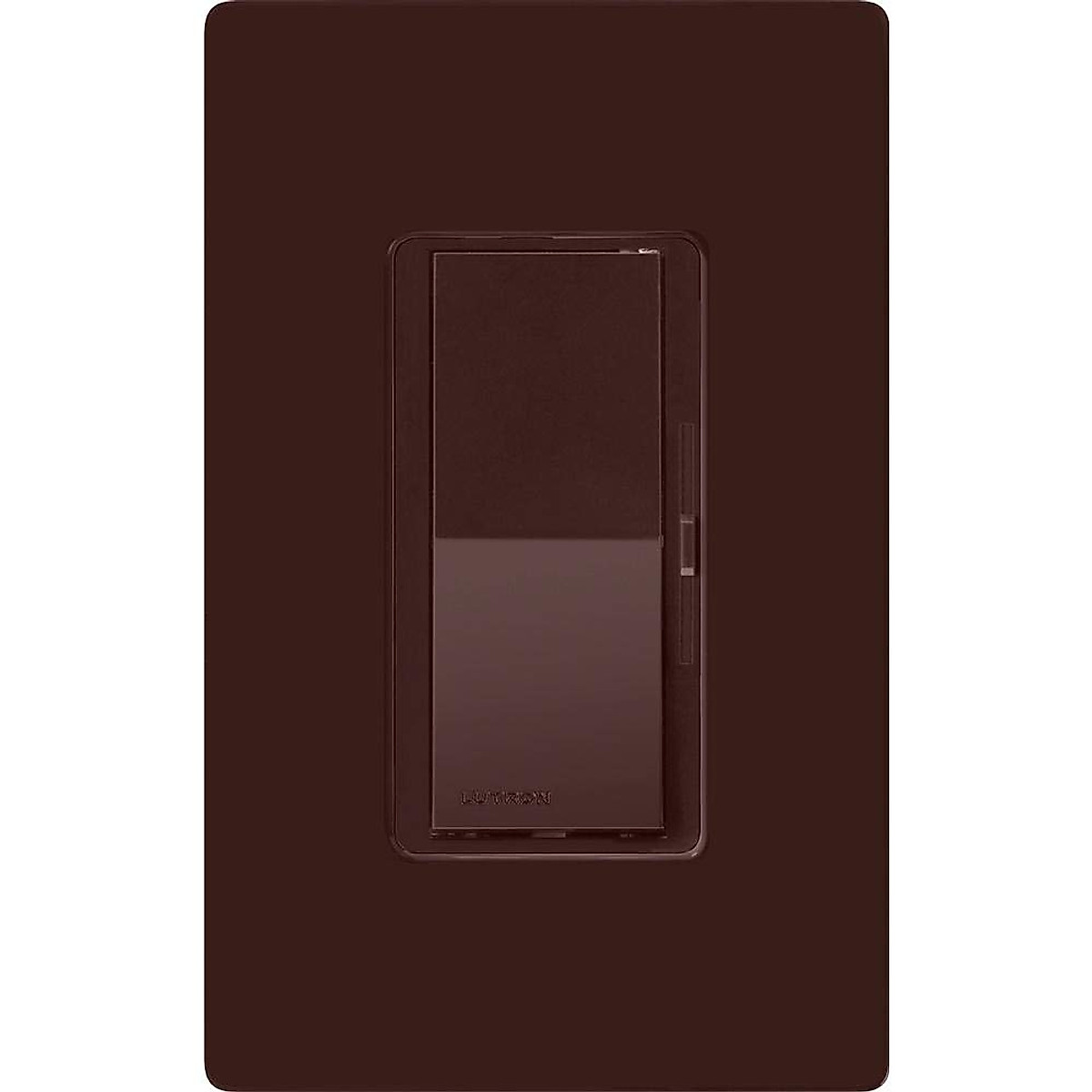 Lutron Diva LED+ Dimmer Switch for Dimmable LED, Halogen and Incandescent Bulbs, 150 Watt, Single-Pole or 3-Way, DVCL-153P-BR, Brown