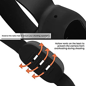 Silicone Wristband for Insta360 GO 2, Silicone Protective Case for Insta360 GO 2 Action Camera Accessory