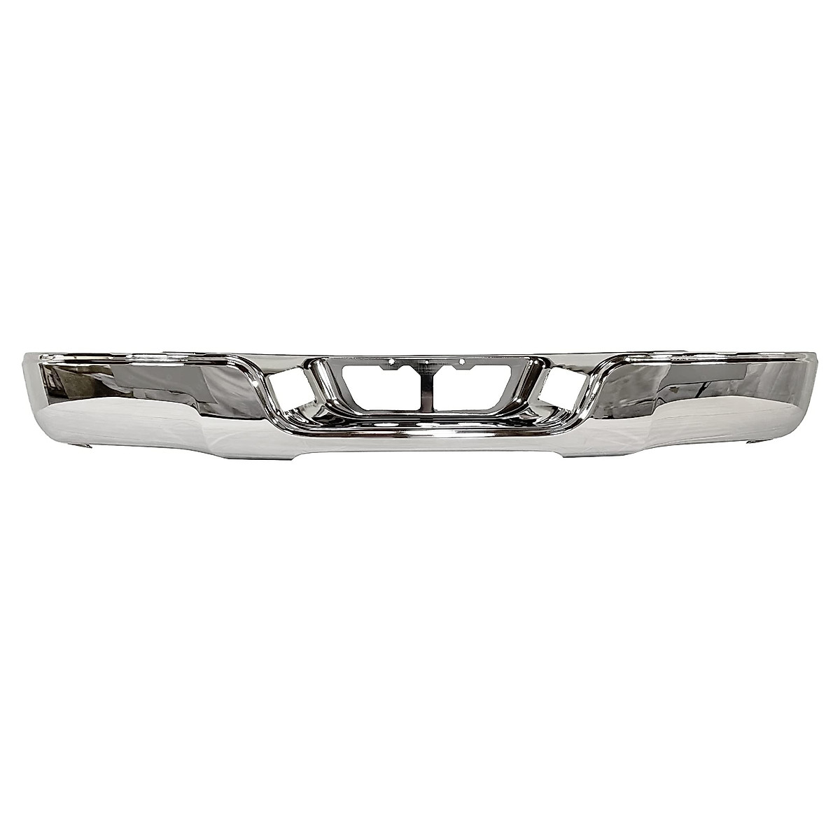 BUMPER-KING Rear Bumper Compatible with 2007-2013 Toyota Tundra Pickup 07-13 TO1102244 Chrome without Park Assist
