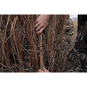 Avian-X G-Blind 4-Person Hunting Blind | Unique G-Shaped Frame Waterfowl Blind in Mossy Oak Shadow Grass Habitats Camo