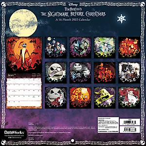 2023 Disney The Nightmare Before Christmas Wall Calendar