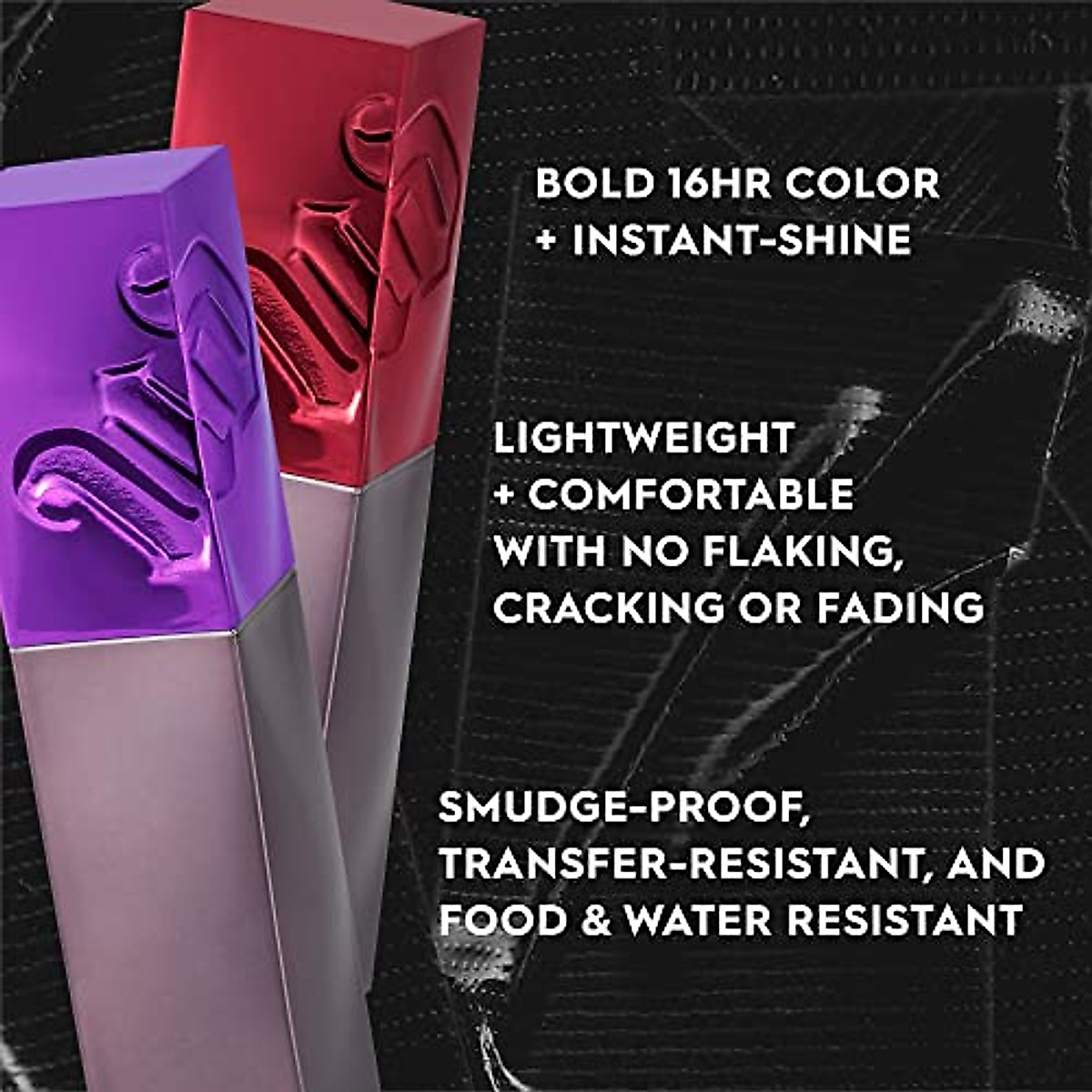 URBAN DECAY Vice Lip Bond - Glossy Full Coverage Liquid Lipstick - Long-Lasting One Swipe Color - Smudge-Proof - Transfer-Proof - Water-Resistant - High Shine Finish – Text ‘Em, 0.2 oz