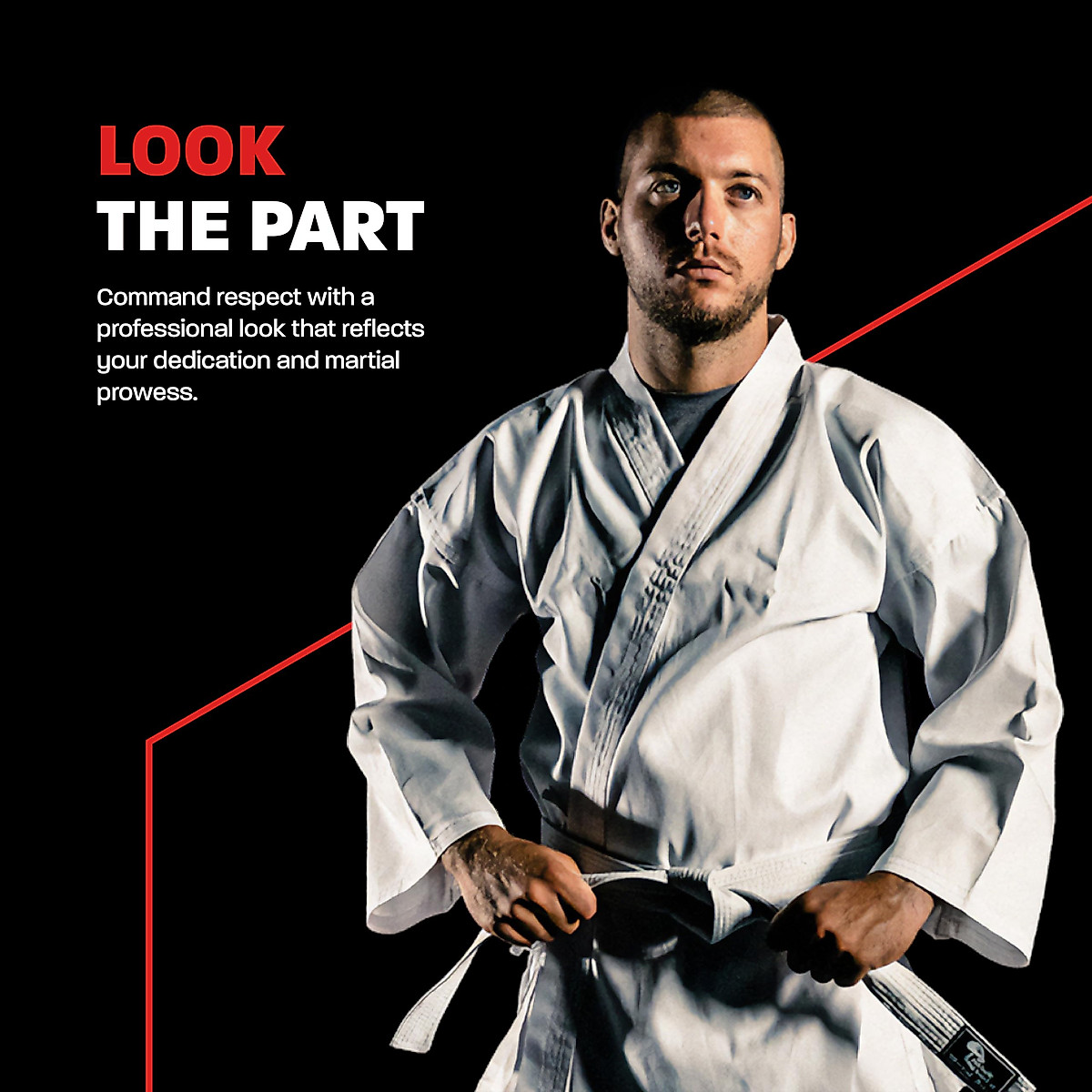 Hawk Sports Karate Uniform, Lightweight Karate Gi with Belt for Kids and Adults, Ideal for Martial Arts Training and Sparring, Durable Training Gear, Size 5 (5'9''/170lbs)