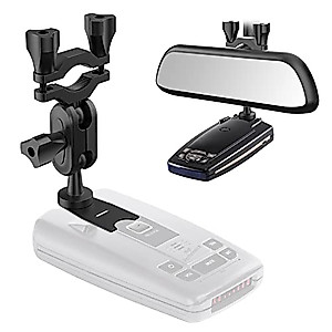SDSACZMU Radar Detector Mount, Car Rear View Mirror Radar Detector Mount, for Escort Passport, Beltronics Vector & Rocky Mountain Phantom-T Radar Detector Rearview Mirror Stem Mount