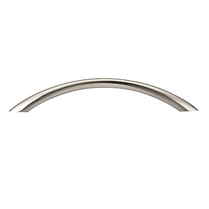 Richelieu Hardware BP16338195 Concord Collection 5 1/16-inch (128 mm) Center-to-Center Brushed Nickel Modern Arched Cabinet and Drawer Pull Handle for Kitchen, Bathroom, and Furniture