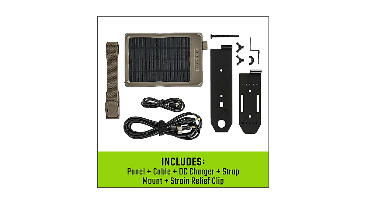 TACTACAM Reveal External Solar Panel for Trail Cameras | Power Anywhere