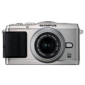 OLYMPUS mirror interchangeable lens PEN E-P3 twin lens kit silver E-P3 TKIT SLV - International Version (No Warranty)