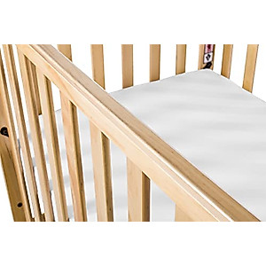 Child Craft Bristol Professional Series Compact Crib with Casters, Natural