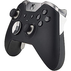 Vanpark Orignal Right Left Rubber Grip for Xbox Elite Wireless Controller Model 1698, Elite Controller Replacement Rubberized Rear Grips (White)