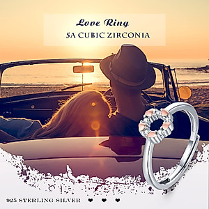 OHAYOO 926 Sterling Silver Ring for Women Adjustable Dragon/Dinosaur/Butterfly/Daisy/Planet/Lotus/SquirrelRing for Women