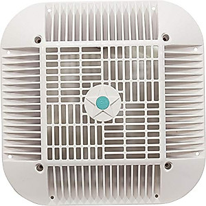 AquaStar 14in x 14in Retrofit VGB to 9in x 9in Suction Outlet Cover with Mud Frame White 914101