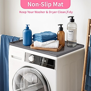 Sdpeia Under Sink Mat for [22" x 22"] Cabinet, Upgraded Silicone Waterproof Mat Kitchen Cabinet Liner Cabinet Protector Kitchen Organizers and Storage