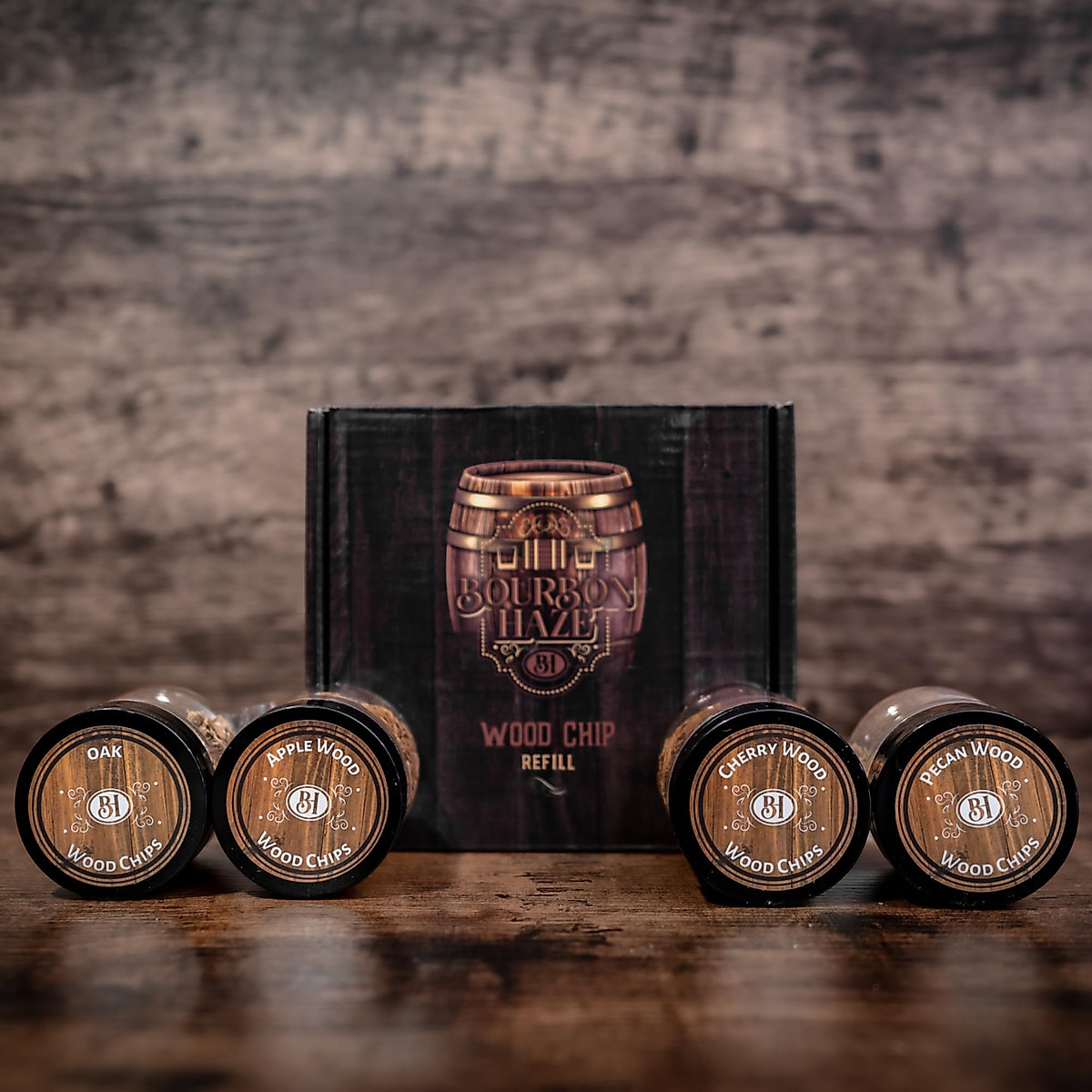 Bourbon Haze Wood Chip Refill For Cocktail Smoker Kit