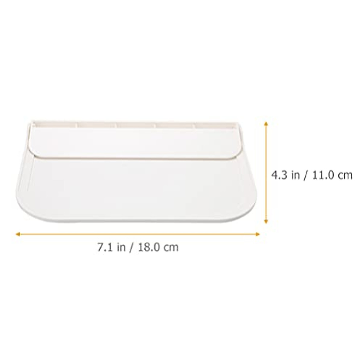 ULTECHNOVO 2Pcs Wall Mounted Floating Shelf Stick on Wall Shelf Small Floating Organizer Self Adhesive Floating Shelf Plastic Towel Rack for Kitchen Bathroom Bedroom