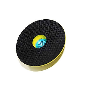 Maxshine 3” Hook and Loop Rotary Backing Plate – for 5/8” Thread Rotary Polisher/RO, One Piece Molding for Longevity, Easy Contouring, Ideal for High Speed Applications