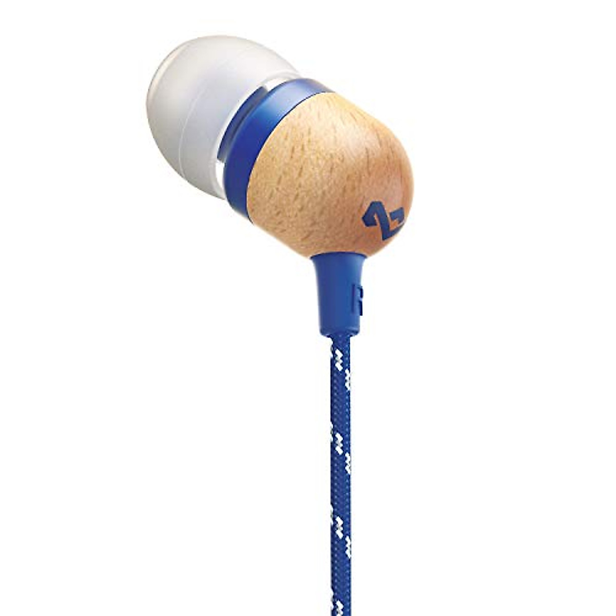 House of Marley Smile Jamaica Wireless: Wireless Neckband Earphones with Microphone, Bluetooth Connectivity, 8 Hours of Playtime, and Sustainable Materials (Denim)