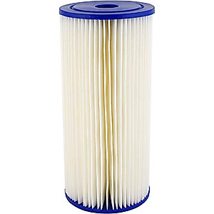 SpiroPure SP-R50-BB 10x4.5 50 Micron Pleated Polyester Sediment Water Filter Cartridge SPC-45-1050 R50-BB 155053-43 R50-BBSA (Case of 8)
