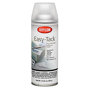 Krylon K07020007 10.25-Ounce Easy Tack Repositionable Adhesive Spray
