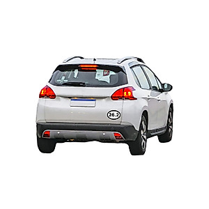 26.2 Full Marathon White Oval Car Magnets - 4x6 Oval Automobile Magnet Heavy Duty UV Waterproof (26.2 Marathon)