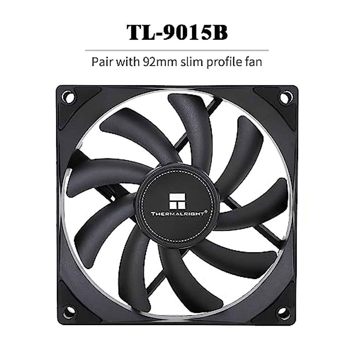 Thermalright AXP90 X47 Black Low Profile CPU Cooler, with 92mm TL-9015B Slim PWM Fan, ITX CPU Cooler, AGHP Technology, 47mm Height,for AMD AM4 AM5/Intel 1150/1151/1155/1156/1200/1700(AXP90 X47 Black)