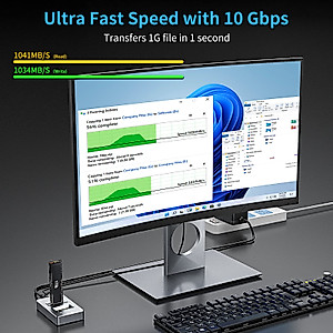 ACASIS NVMe M.2 Duplicator Dual-Bay Offline Clone USB C to NVME Docking Station for M2 SSD M Key Hard Drives Enclosure (Dual-Bay)