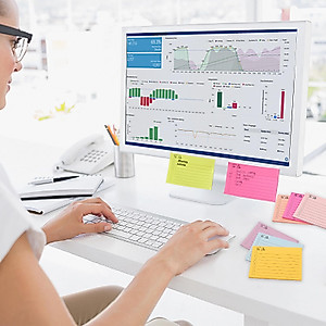 (12 Pack) to Do List Sticky Notes, 3x4 in Post, 504 Sheets to Do lined Sticky Notes, 12 Colors to Do List Notepad, to Do List Planner, Daily to Do List Notepad, to Do Notepad, Todo List Notepad