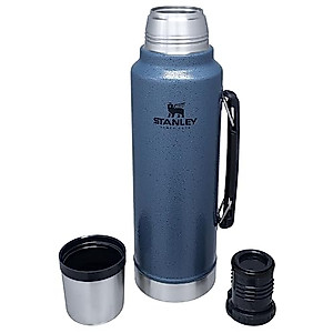 Stanley Classic Vacuum Insulated Wide Mouth Bottle - Hammertone Lake - BPA-Free 18/8 Stainless Steel Thermos for Cold & Hot Beverages - 1.5 QT