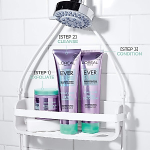 L'Oreal Paris EverPure Scalp Care + Detox Sulfate Free Conditioner for Color-Treated Hair, Invigorates Scalp and Renews Hydration, Menthol and Neem Leaf Extract, 8.5 Ounces