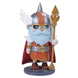 SUMMIT COLLECTION Norsies Odin The One-Eyed and Long-Bearded God Cute Norse Mythology Collectible Figurine