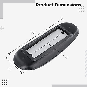 yeesport 2 PCS Office Chair Arm Replacement, Universal 4" Mounting Hole Office Chair Parts, Ergonomic PU Armrest Pads, Gaming Chair Replacement Armrest Arm Pads