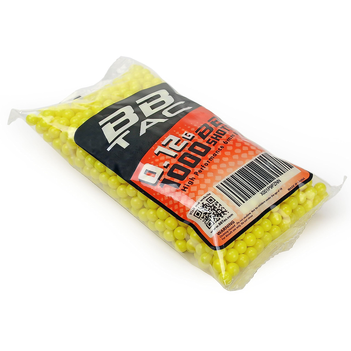 BBTac 1000 Bag .12g 6mm BBs for Airsoft Guns
