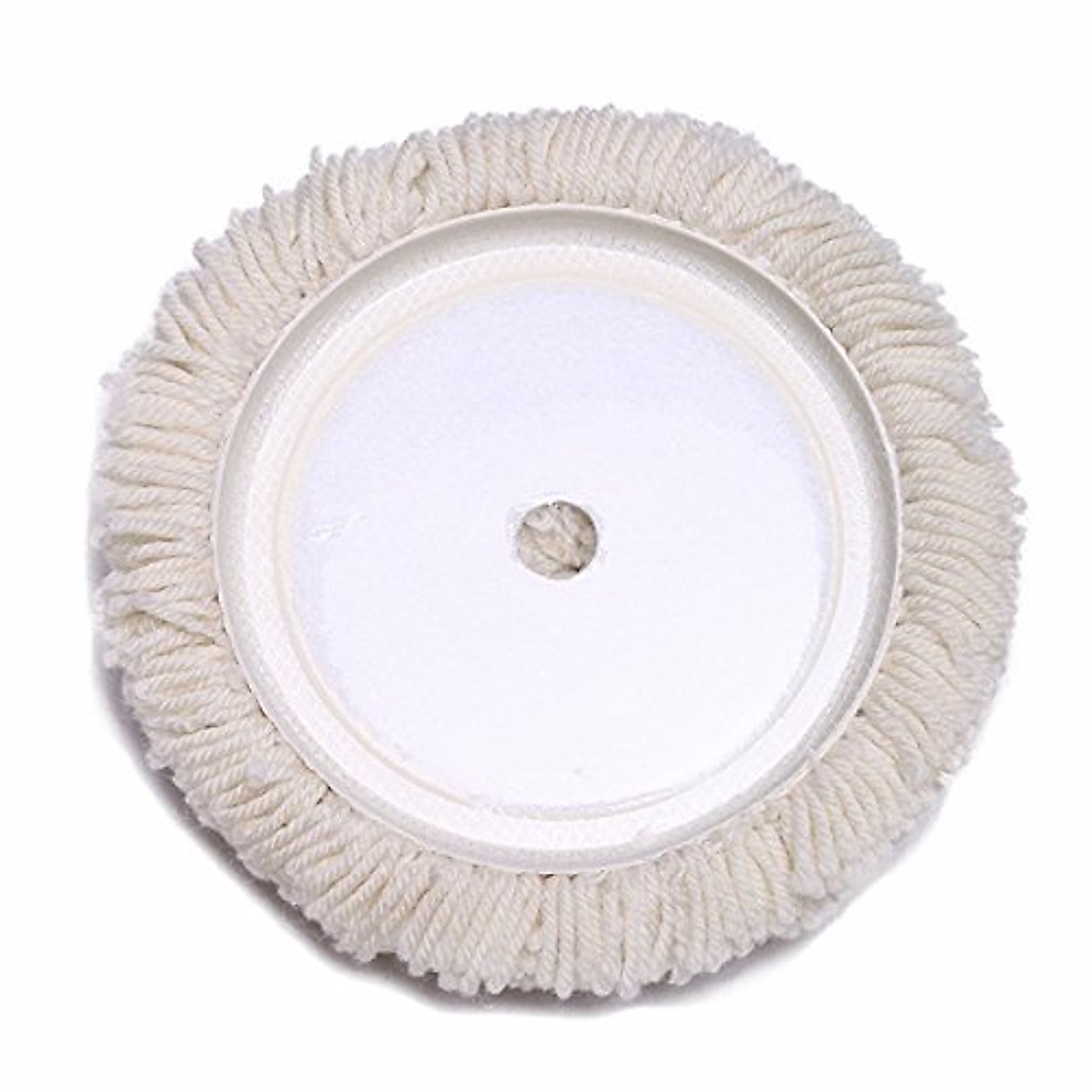 GRACEFUR Wool Buffing Pads with Hook and Loop 7 inch Polishing Pad for Compound Cutting & Polishing for Car, Boat and Epoxies (7in Single Sided)