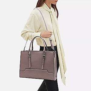 Laptop Bag for Women,15.6 Inch Tote Bag Crossbody Bag,Ideal Gifts for Women Christmas,Multi-Pocket Work Bag,Teacher Bag,Graduation Gifts for College Students with Professional Padded Compartment