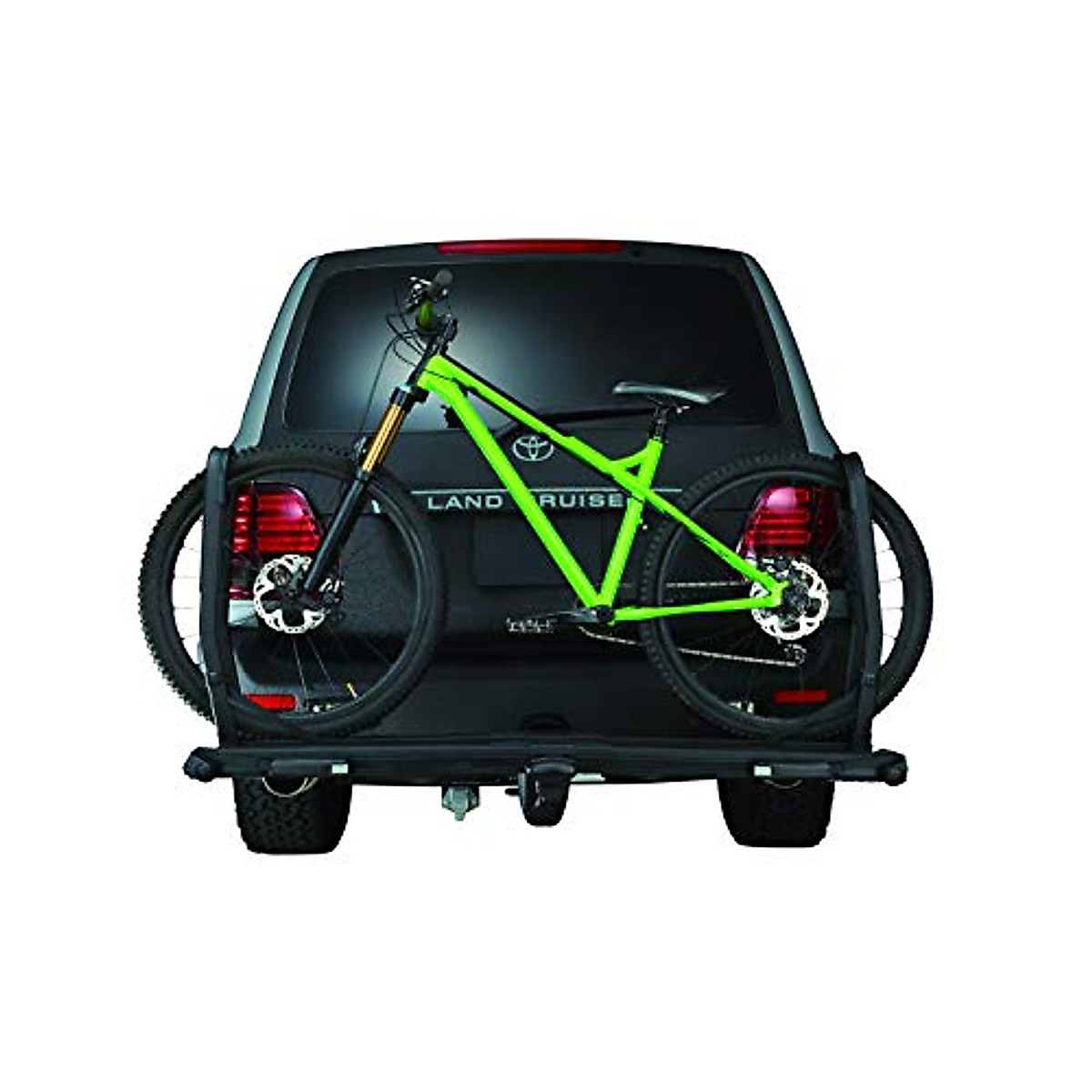 INNO INH110 Tire Hold Hitch Mount (1.25"/2") Platform Rack (1) Bike (E-Bike, Fat Tire, Full Suspension, Carbon Compatible)