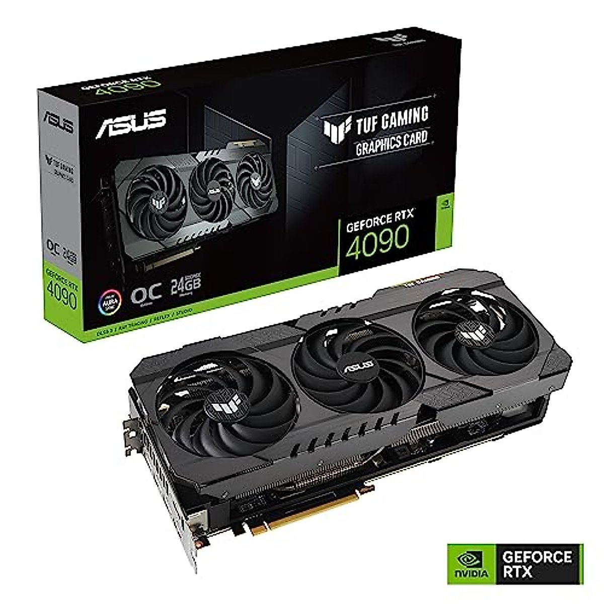 ASUS TUF Gaming GeForce RTX™ 4090 OG OC Edition Gaming Graphics Card (PCIe 4.0, 24GB GDDR6X, DLSS 3, HDMI 2.1, DisplayPort 1.4a)