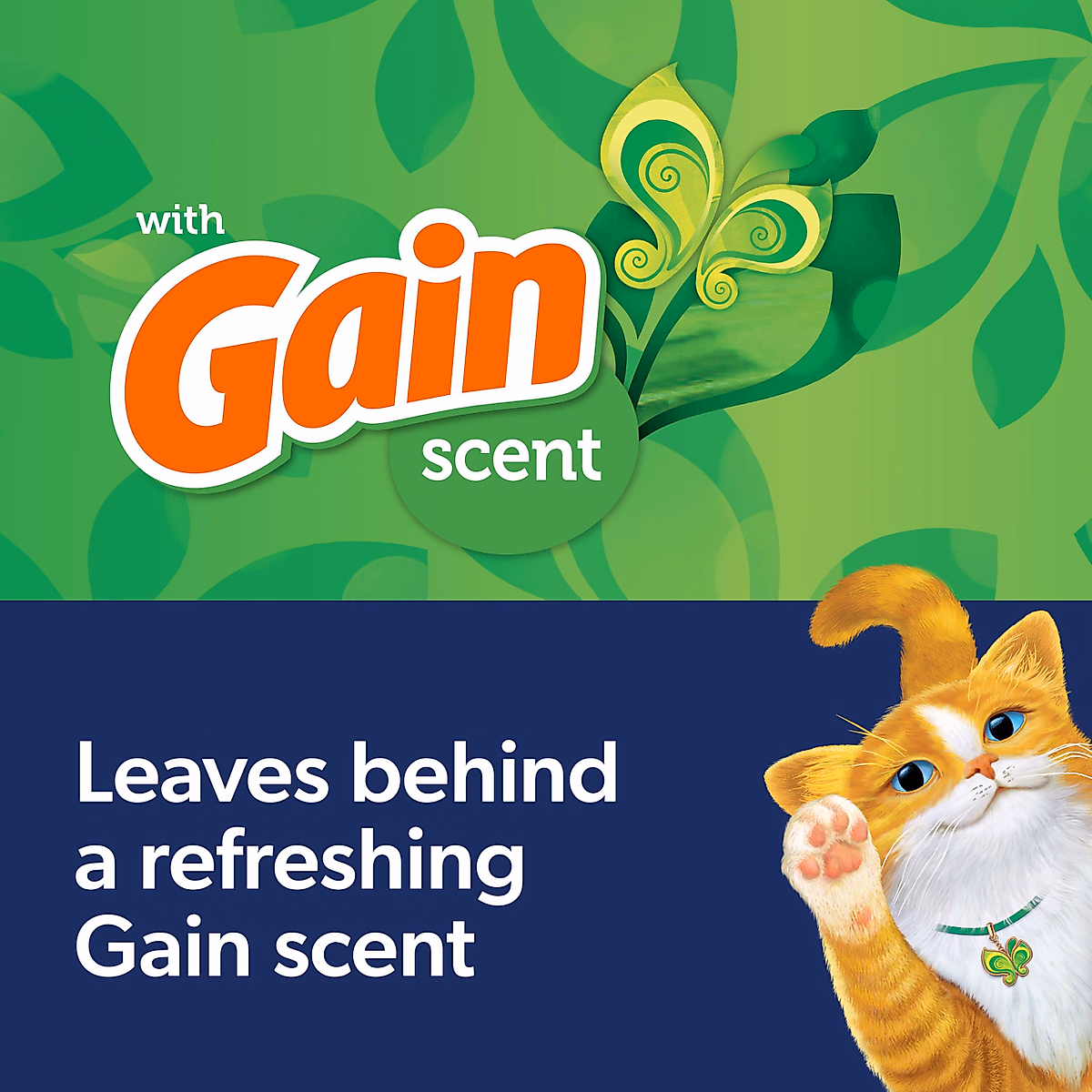 Fresh Step Clean Paws Cat Litter With Febreze Freshness With Febreze Gain Scent, Low-Tracking Clumping Litter With Guaranteed Odor Control, 22.5 lb. Box