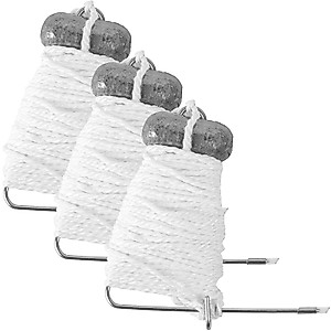 A1FISHER 3Packs Crab Throw Line Length 30FT/9.14M with 4OZ Lead Weight