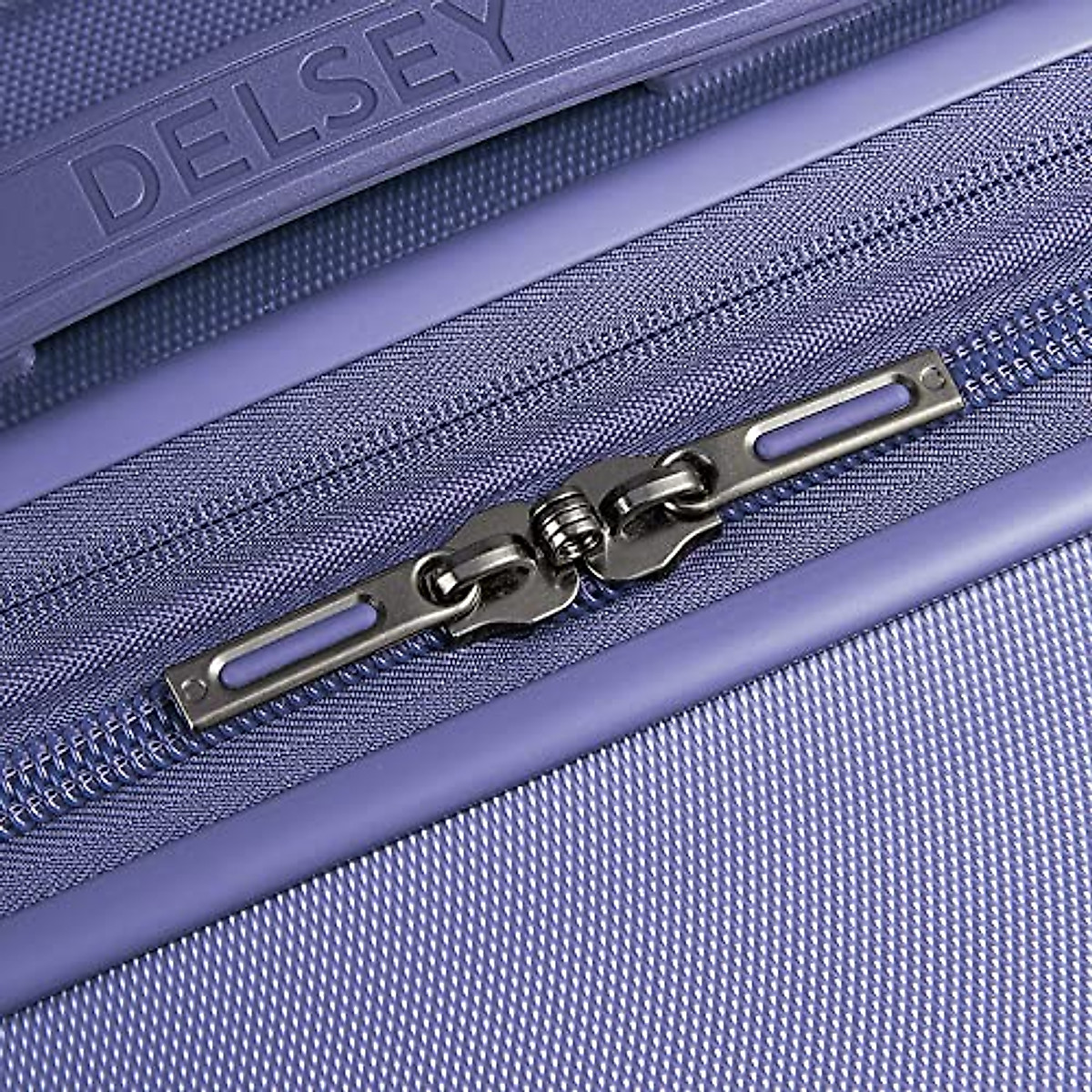 DELSEY PARIS Comete 3.0 Hardside Expandable Luggage with Spinner Wheels, Lavender, Checked-Large, 28 Inch