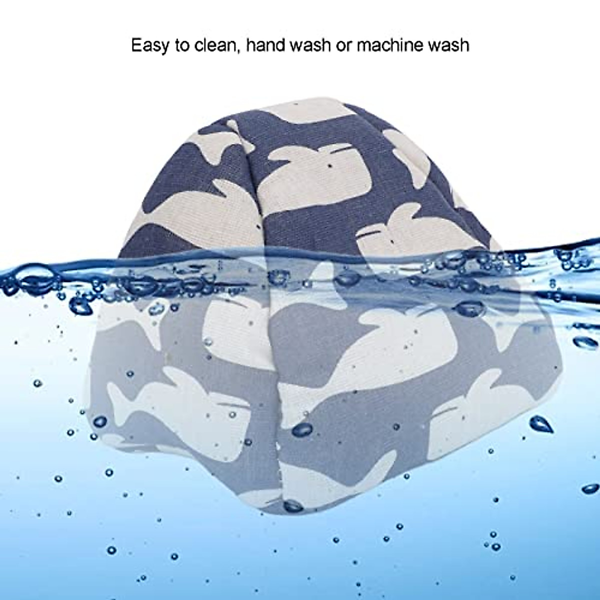 OKJHFD Guinea Printed Fish Pattern Pig Cave Cozy Hamster House Large Hideout Dwarf Rabbits Hedgehog Bearded Winter Hamster Cage Accessories(Small)