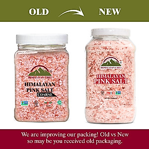 Himalayan Chef Himalayan Pink Salt 80 oz (2.26kg), Non-GMO, Kosher, Coarse Grain, Nutrient and Mineral Dense for Health, Gourmet Pure Crystal Pink Salt, Pink Salt for Grinder, Himalayan Salt, 5 Pound (Pack of 1)