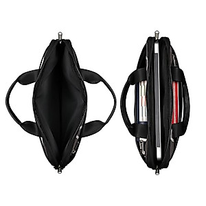 Music Notes Laptop Computer Bag Waterproof Shoulder Messenger Bag 13-15 inch Durable Laptop Tote Bag with Shoulder Strap Handle Lightweight Crossbody Briefcase