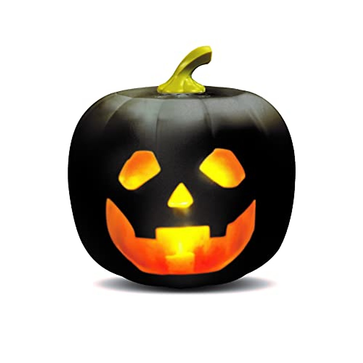 ANIMAT3D Jabberin' Jack Talking Animated Black Pumpkin with Built in Projector & Speaker Plug'n Play