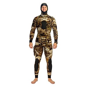 MAKO Spearguns Mens Spearfishing Wetsuit 3D Yamamoto Reef Camo 5mm 2 Piece (Large)