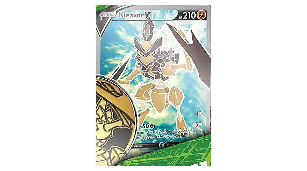 Pokemon TCG Kleavor VSTAR Collection Box - Powerful Pokémon Cards