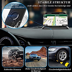 Leaflai Car Phone Holder for Car, Prevent Screen Reflection Car Phone Mount GPS Mounts for car, Car Phone Mount Dashboard Compatible with iPhone, Android Smartphones, GPS Devices etc