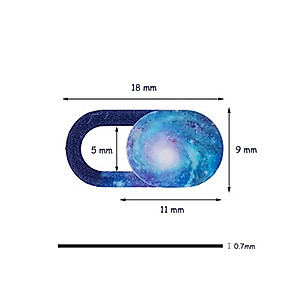 Webcam Cover (8 Packs), Ultra-Thin Camera Privacy Covers Sticker Fit for Laptop Computer PC Desktop Tablet Smart Phone Lens, AllureEyes Web Cam Slider Camera Privacy Covers Protection