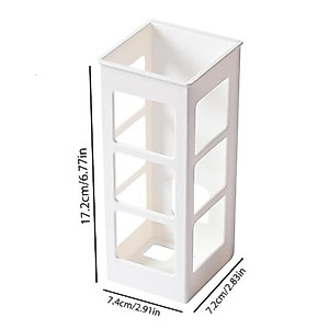 Typutomi 3 PCS Hair Tool Organizer Wall Mounted, Self Adhesive Bathroom Organizer Hair Appliance Holder Styling Holder for Flat Irons, Curling Irons, Curling Wand,Combs(White)