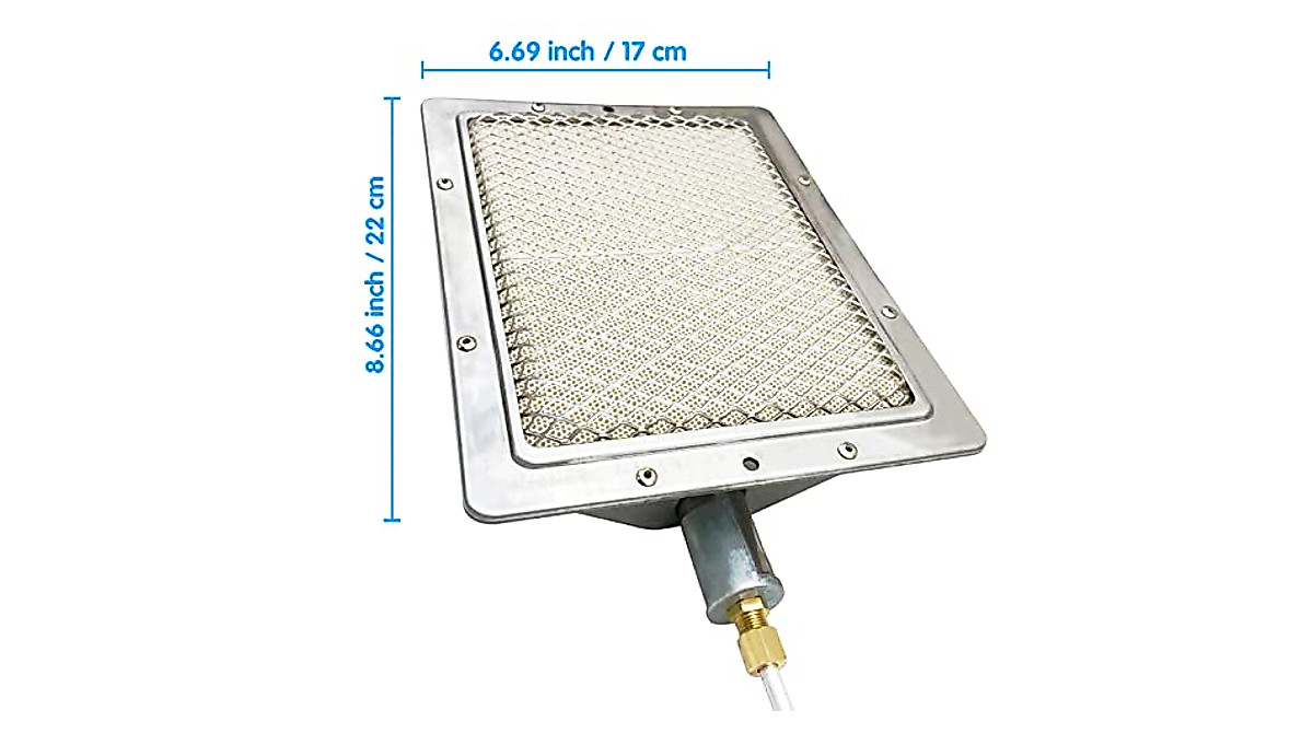 MOFLAME Ceramic Infrared Gas Burner for Heaters & BBQ